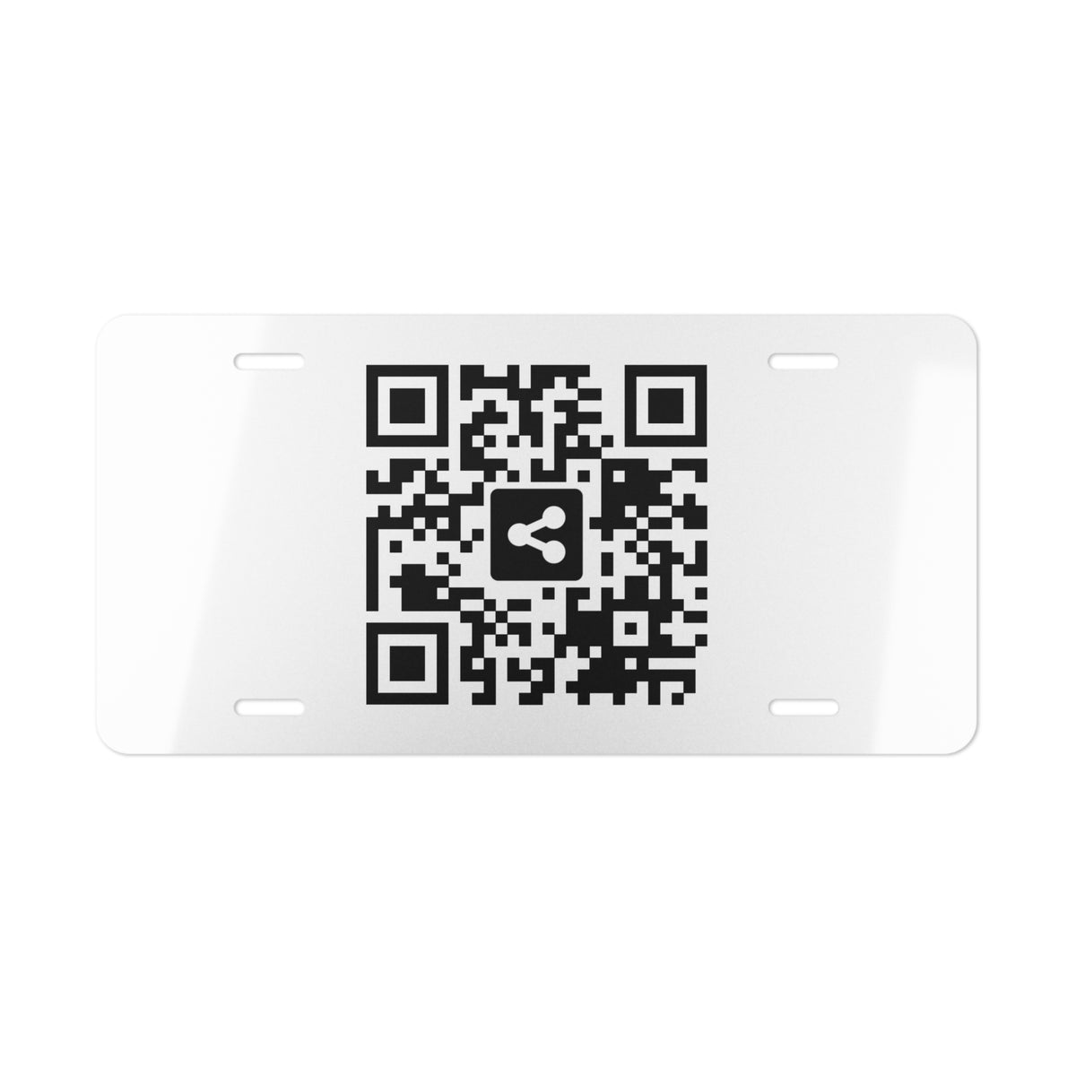 Custom QR Code License Plates | Personalized & Updatable Car ...